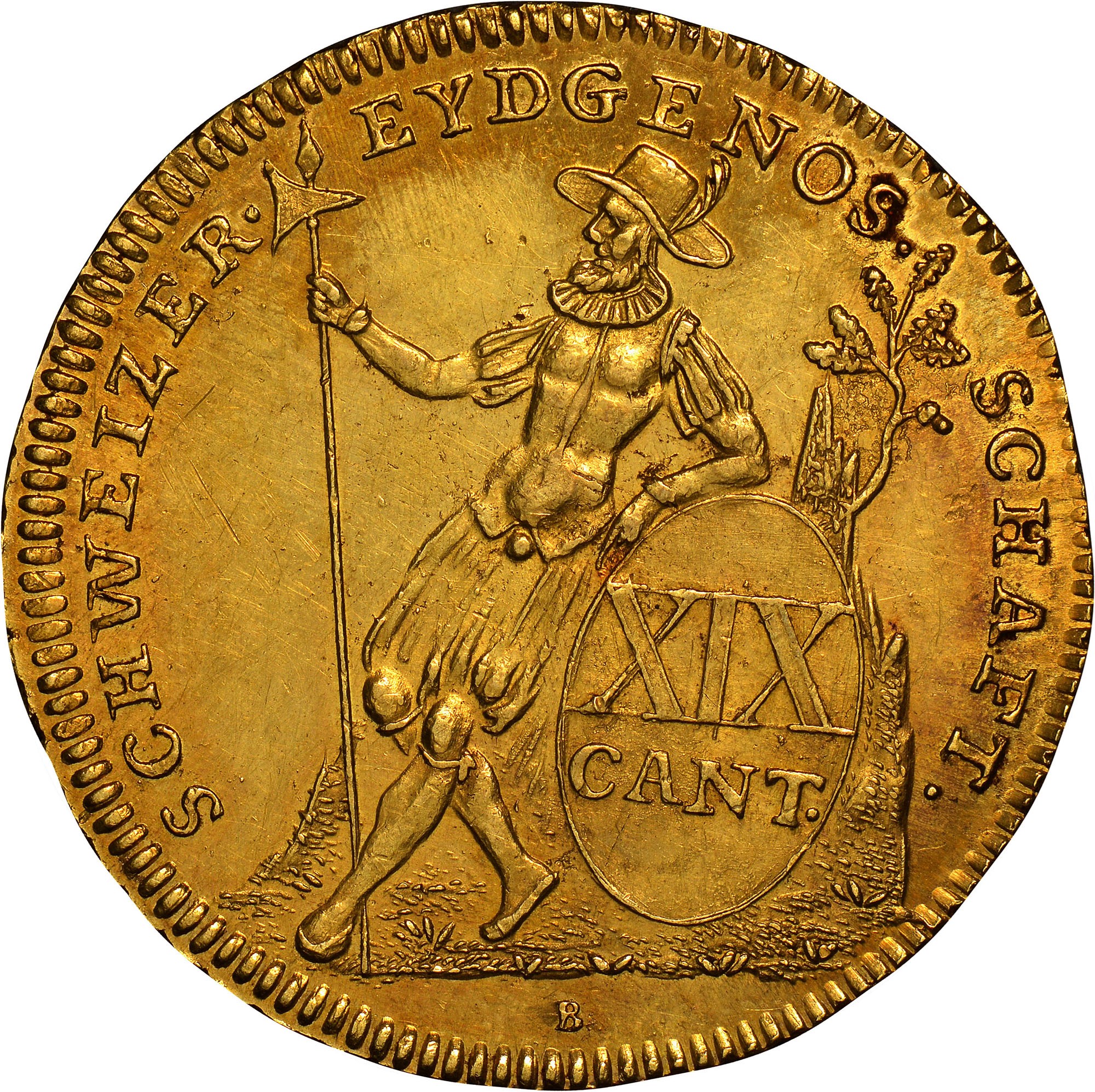 Swiss Cantons LUZERN 20 Franks KM 102 Prices & Values | NGC