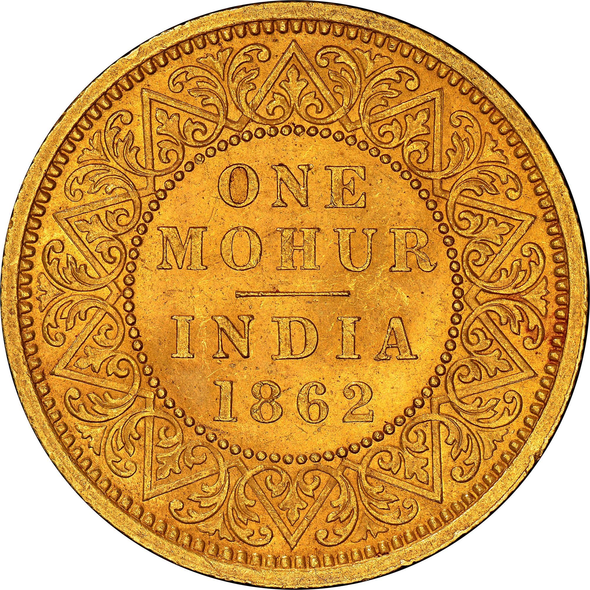 India-British Mohur KM 480 Prices & Values | NGC