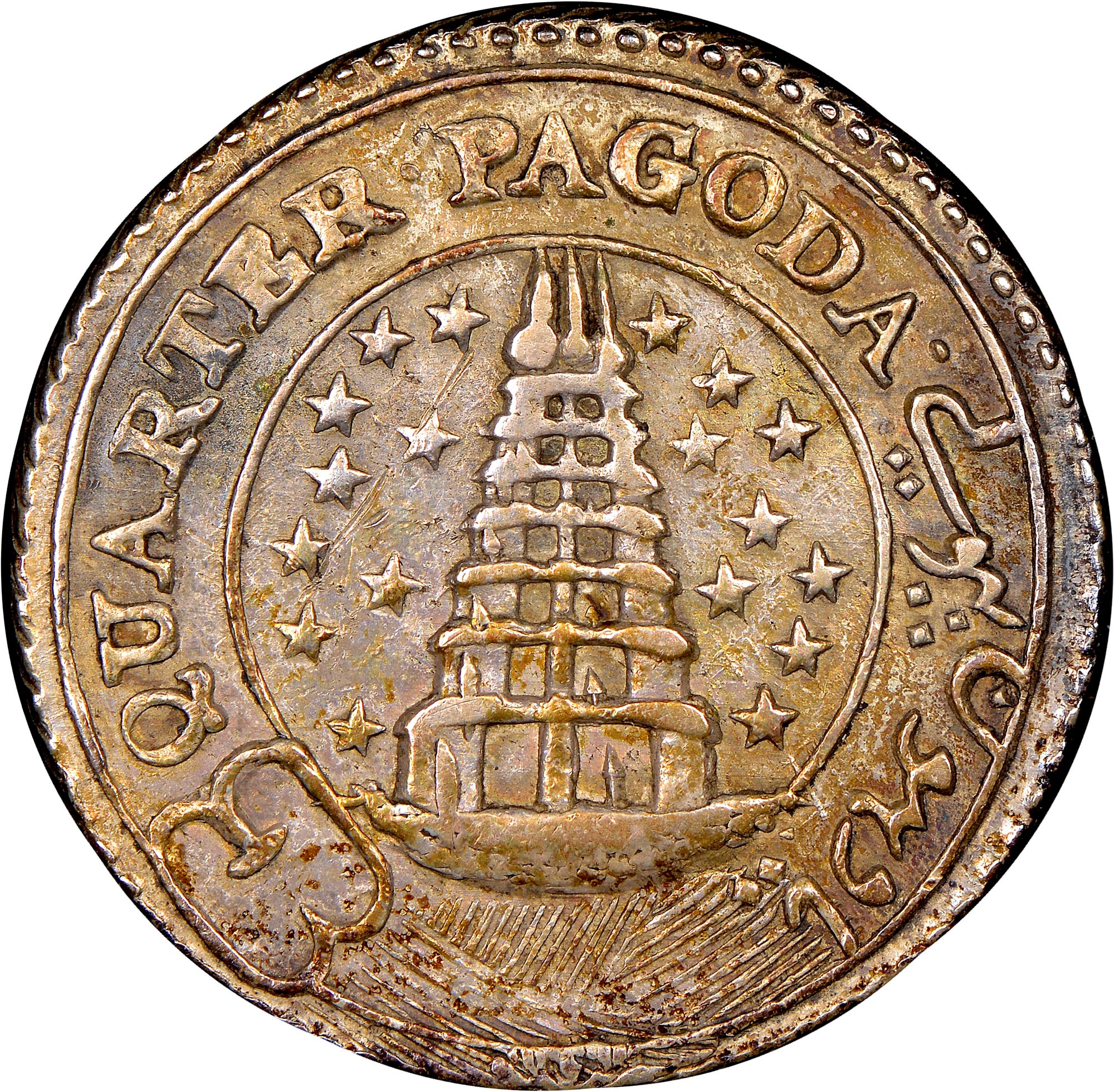 India-British MADRAS PRESIDENCY 1/4 Pagoda KM 352 Prices & Values | NG