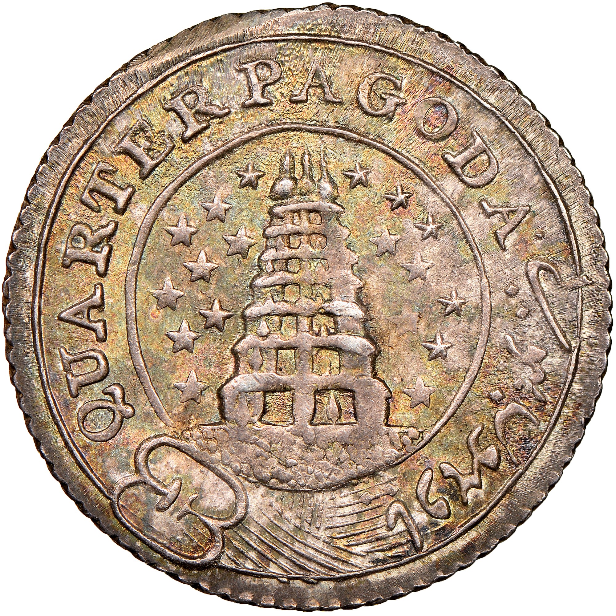 India-British MADRAS PRESIDENCY 1/4 Pagoda KM 352 Prices & Values | NG