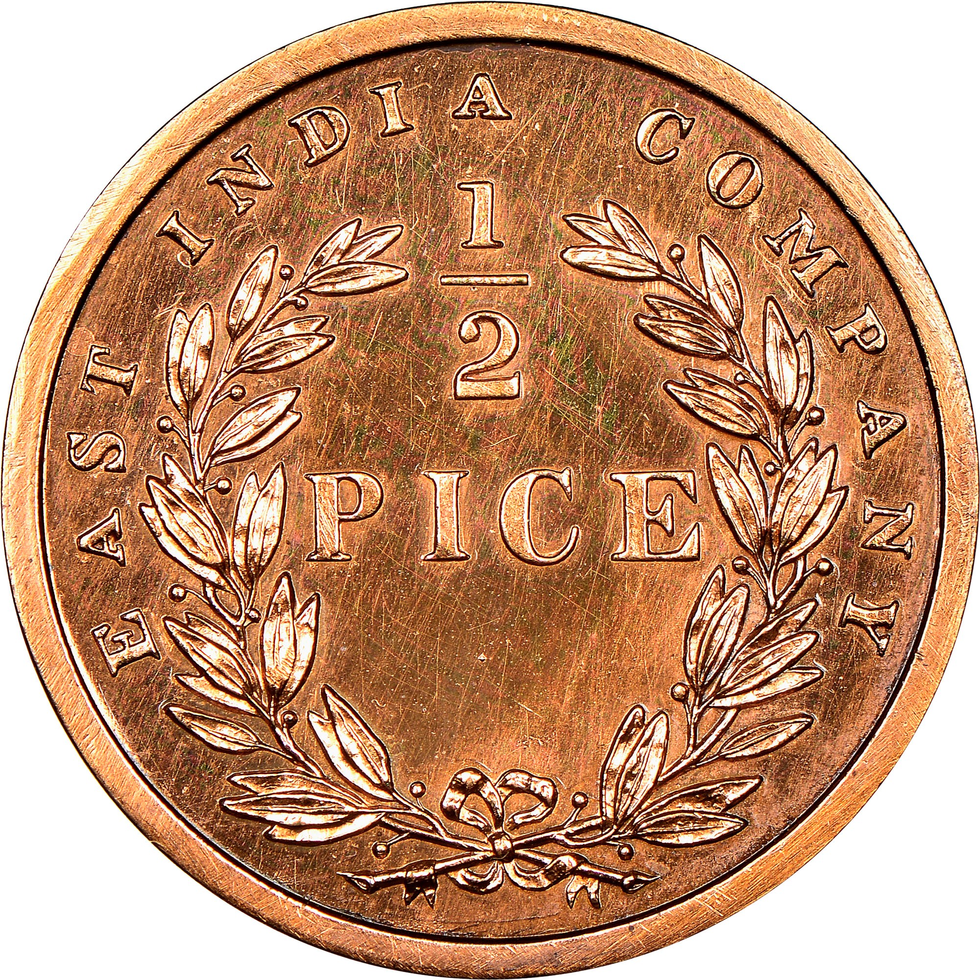 India-British 1/2 Pice KM 464 Prices & Values | NGC