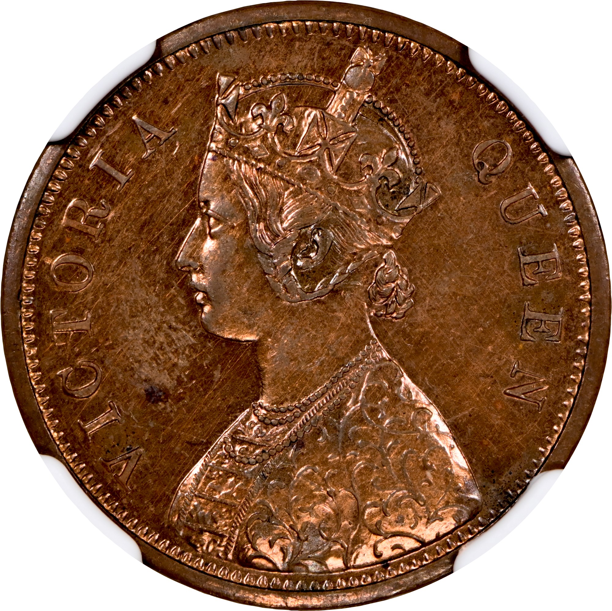 India-British 1/2 Pice KM 466 Prices & Values | NGC