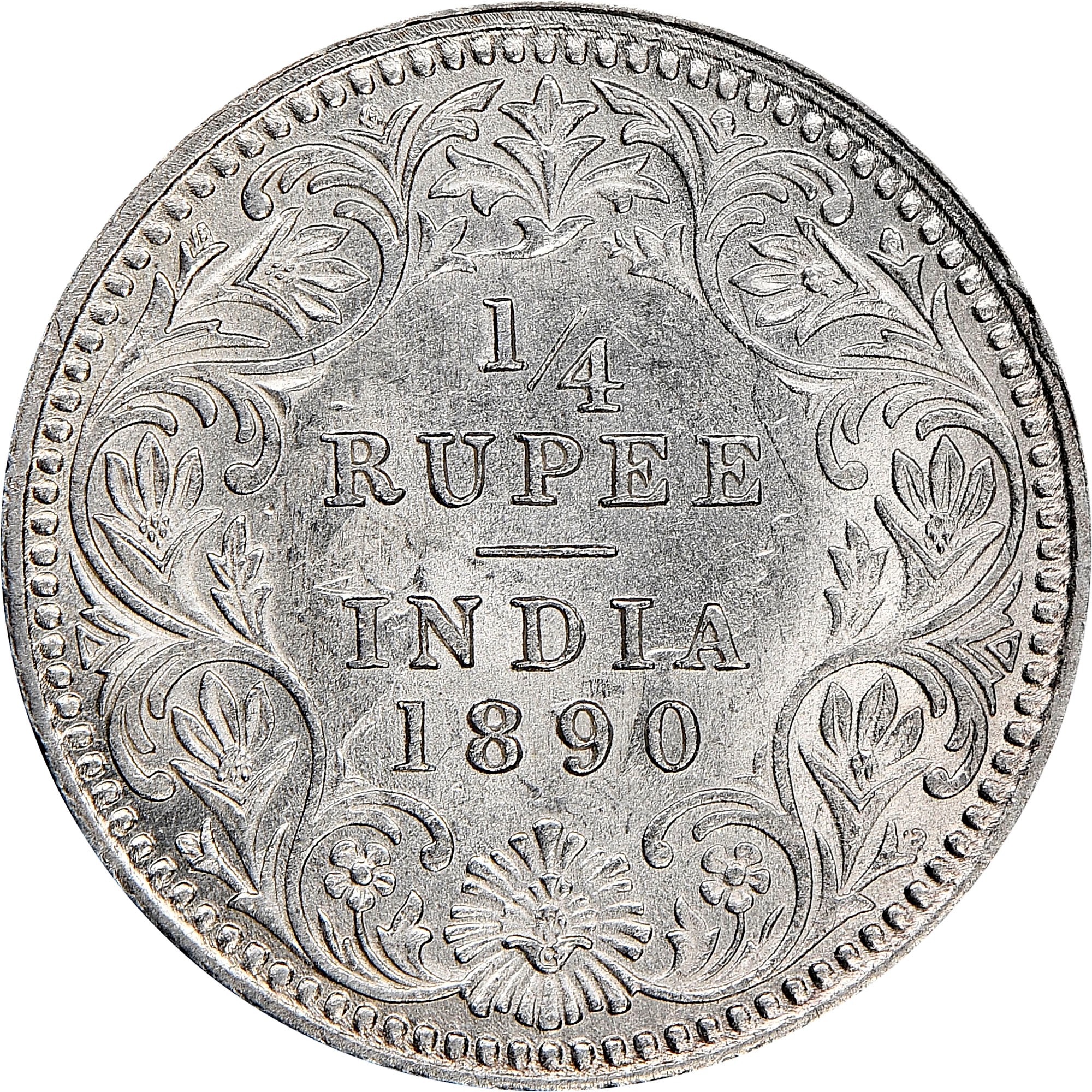 India-British 1/4 Rupee KM 490 Prices & Values | NGC