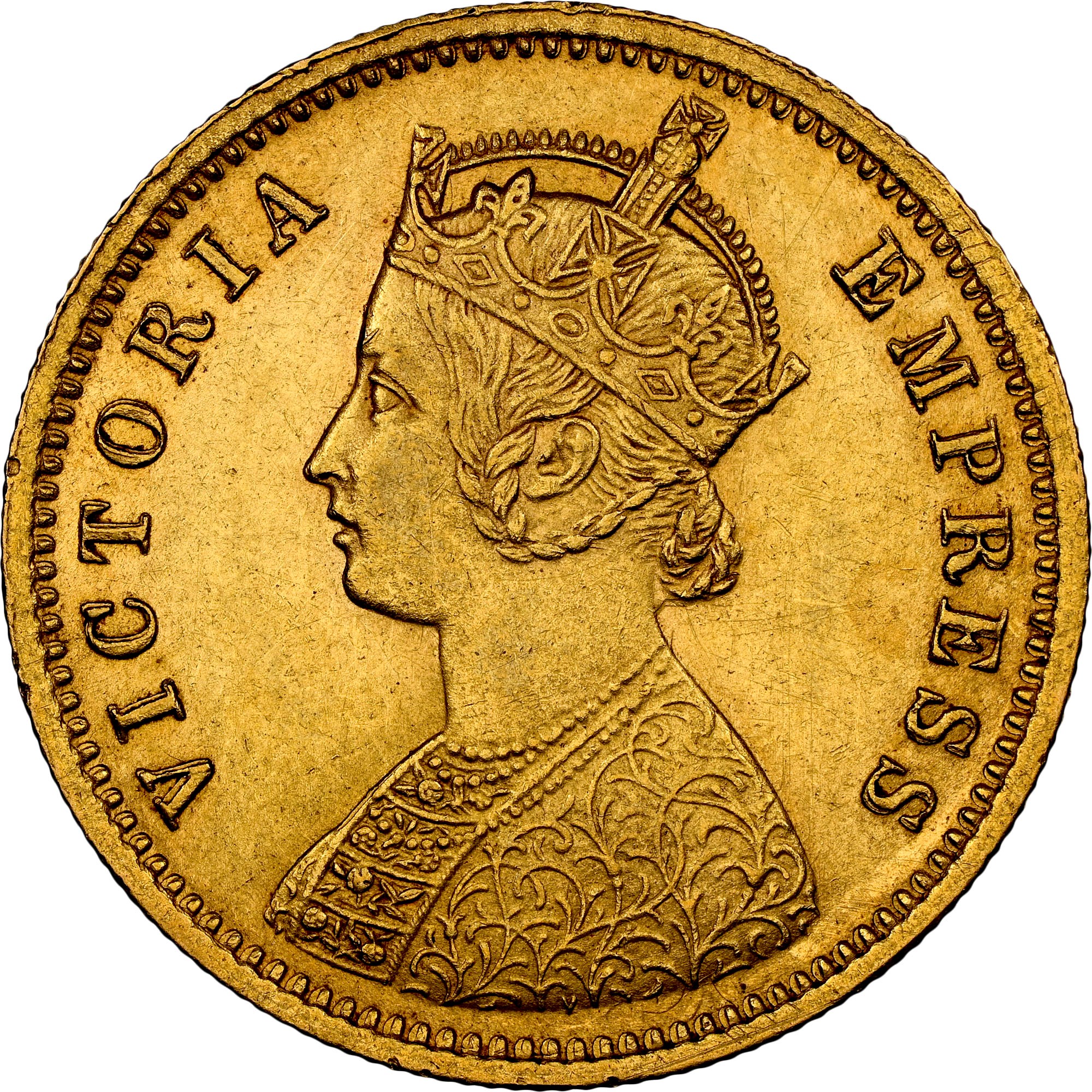 India-British Mohur KM 496 Prices & Values | NGC