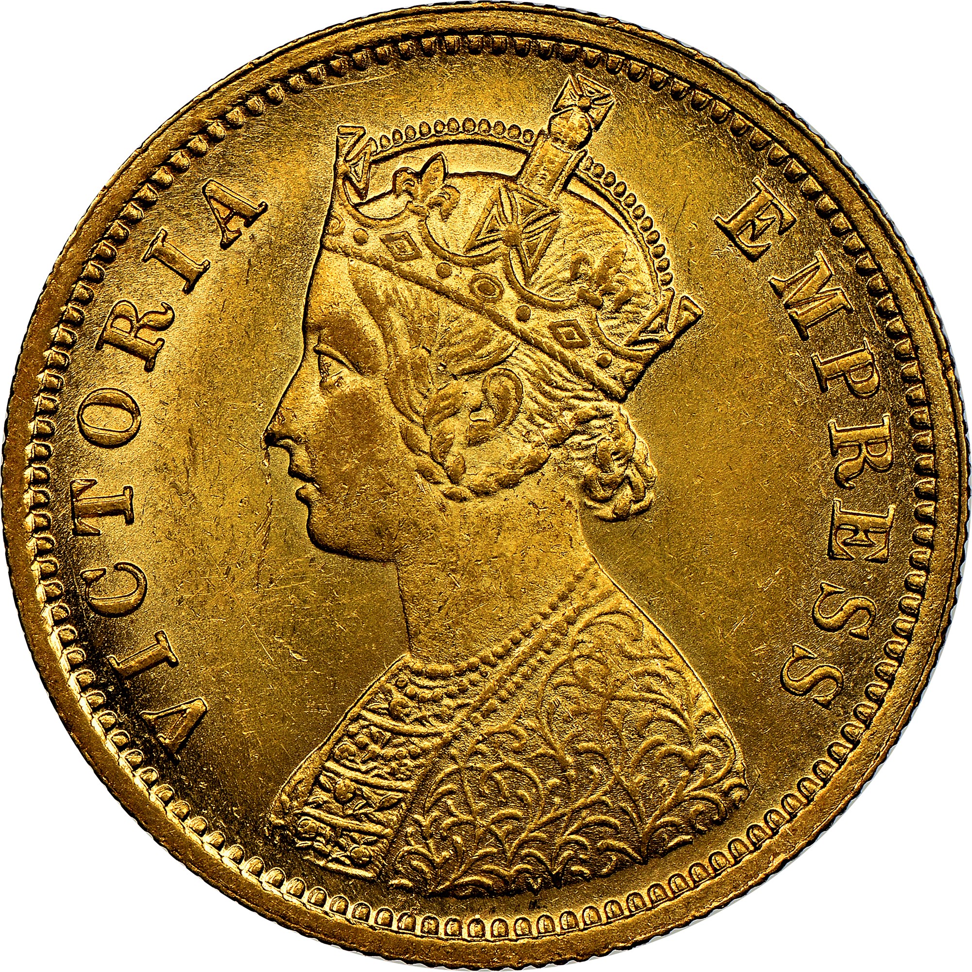 India-British Mohur KM 496 Prices & Values | NGC