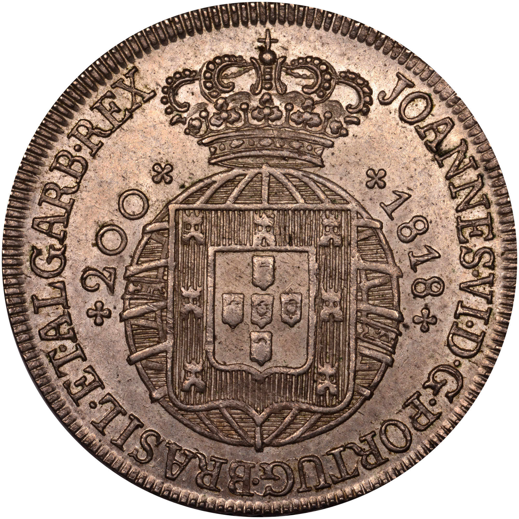 Portugal 200 Reis KM 357 Prices & Values | NGC