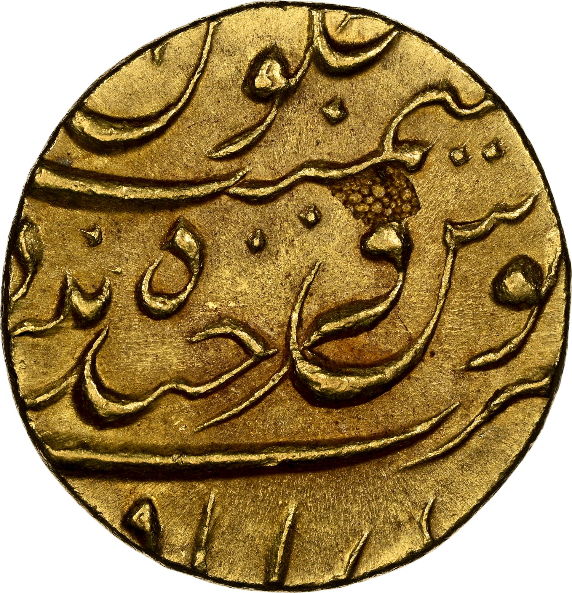 India-Princely States HYDERABAD Ashrafi Y 22 Prices & Values | NGC