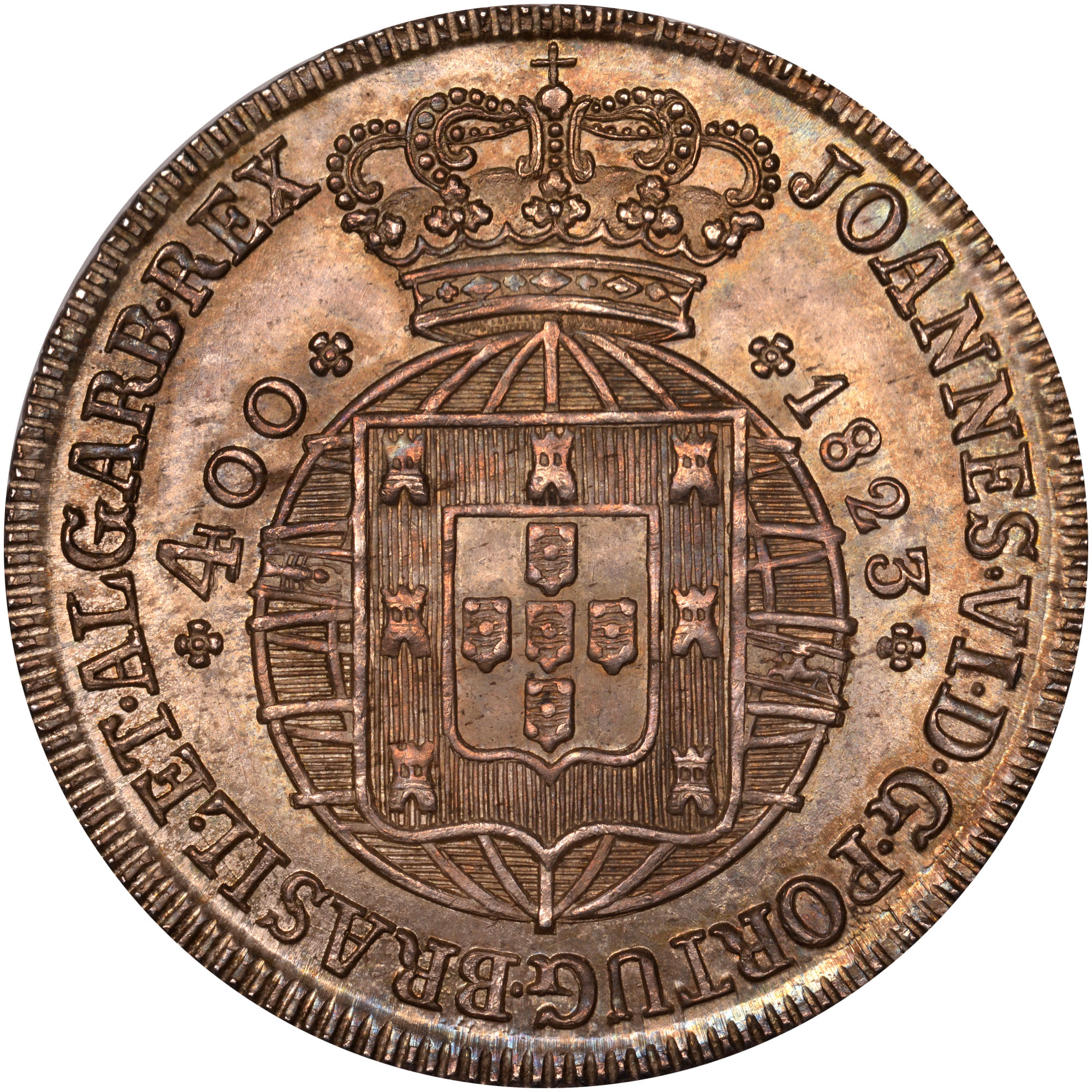 Portugal 400 Reis KM 358 Prices & Values | NGC