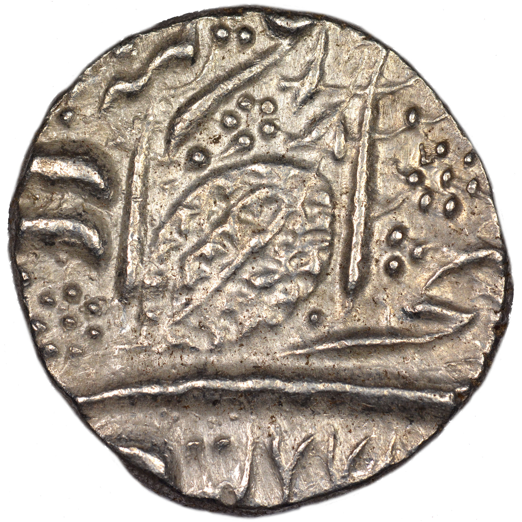 India-Independent Kingdoms SIKH EMPIRE 1/2 Rupee KM 19.1 Prices & Valu