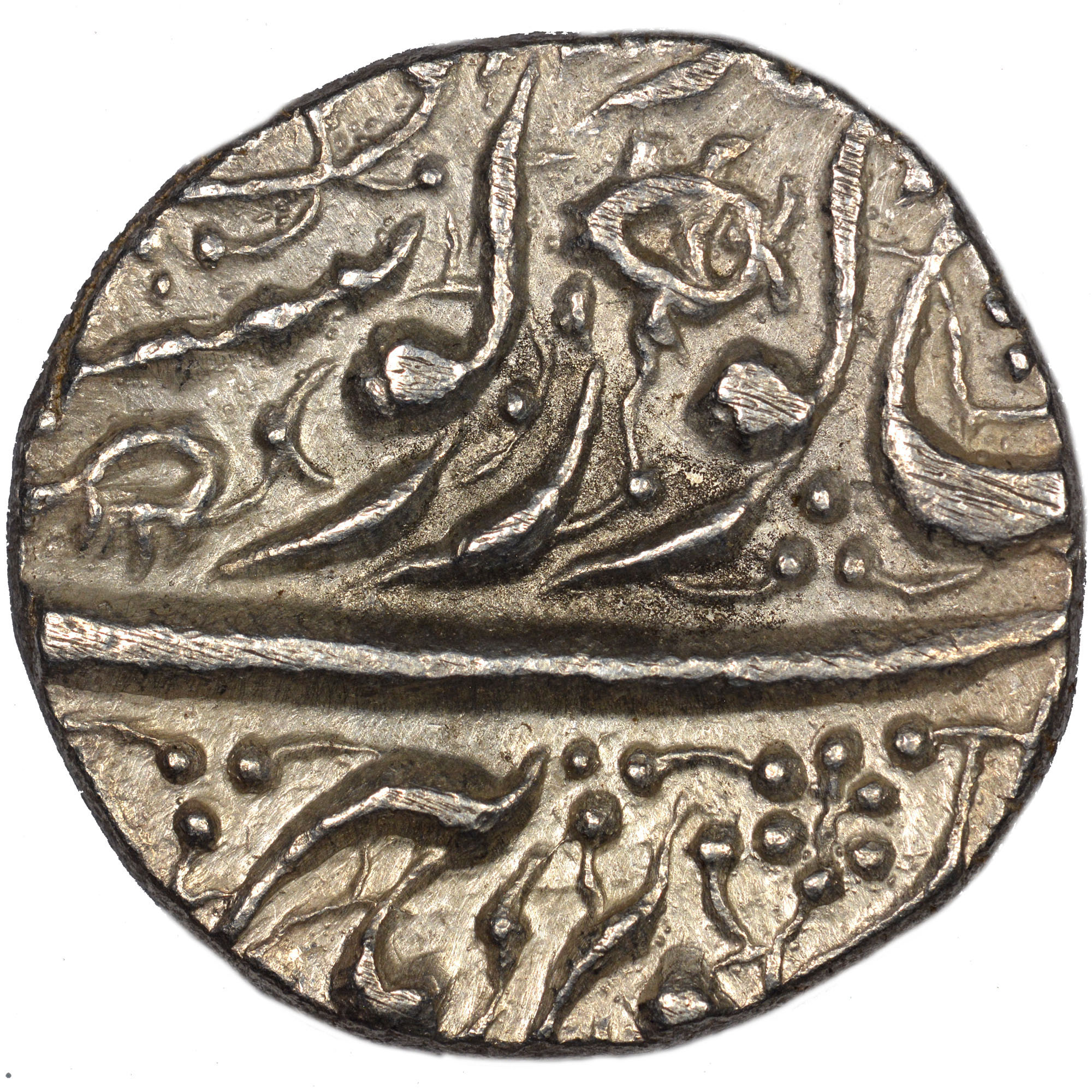 India-Independent Kingdoms SIKH EMPIRE 1/2 Rupee KM 19.1 Prices & Valu