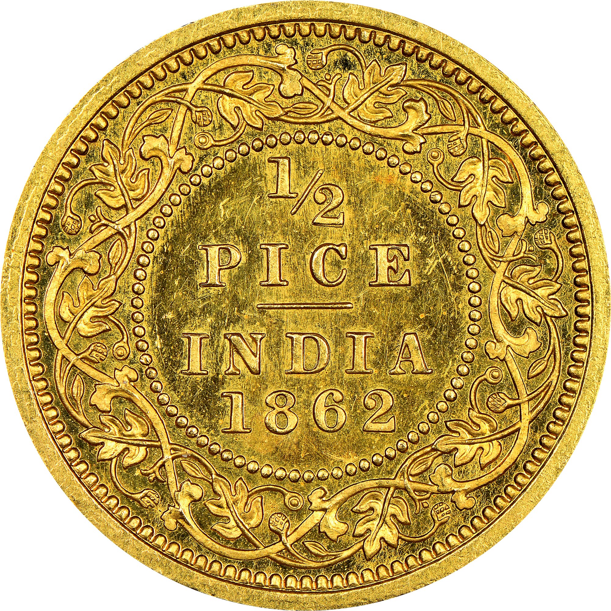 India-British 1/2 Pice KM 466b Prices & Values | NGC