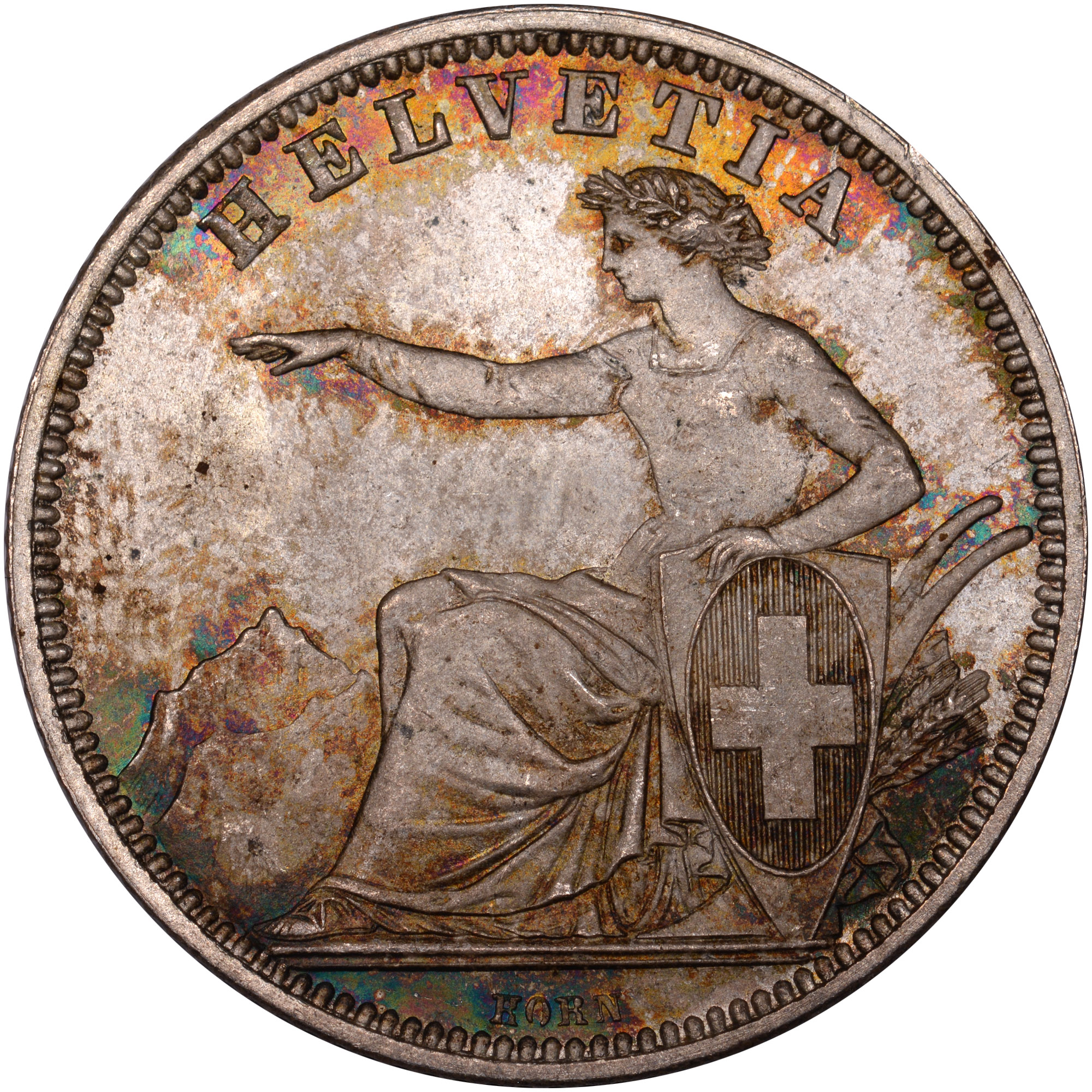 Switzerland Franc KM 9a Prices & Values | NGC