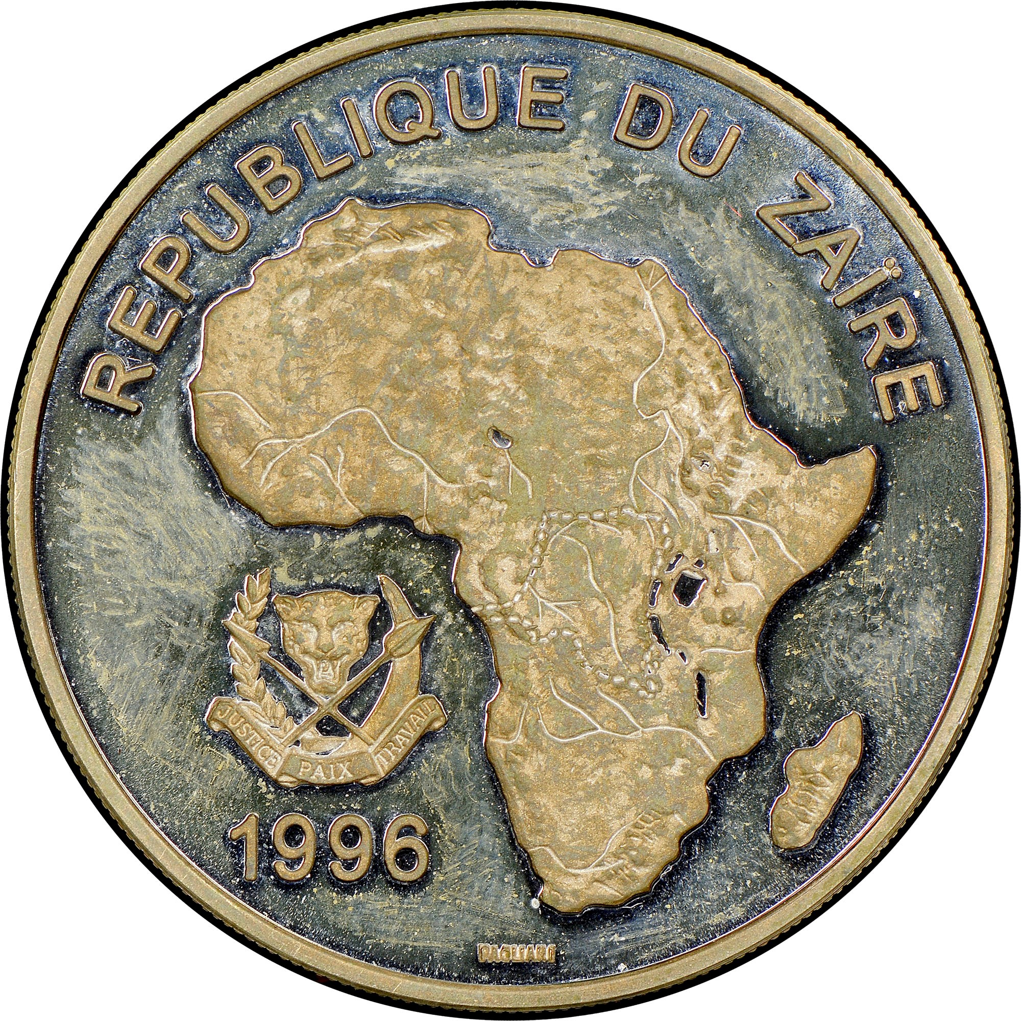 Zaïre 500 Nouveaux Zaires KM 22 Prices & Values | NGC