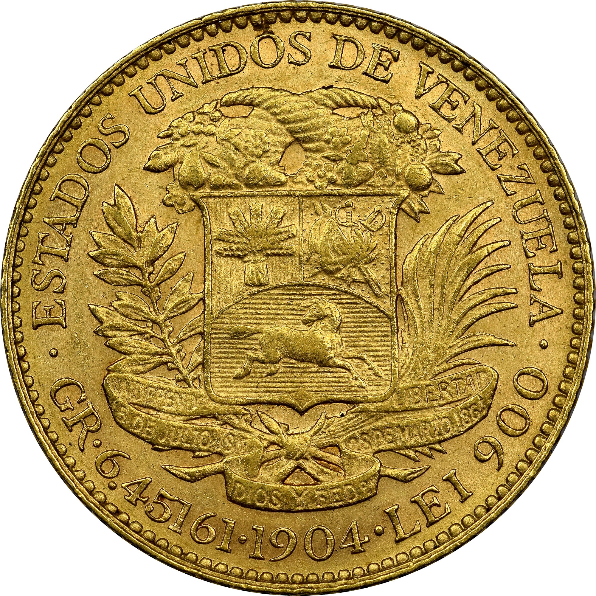 Venezuela 20 Bolivares Y 32 Prices & Values | NGC