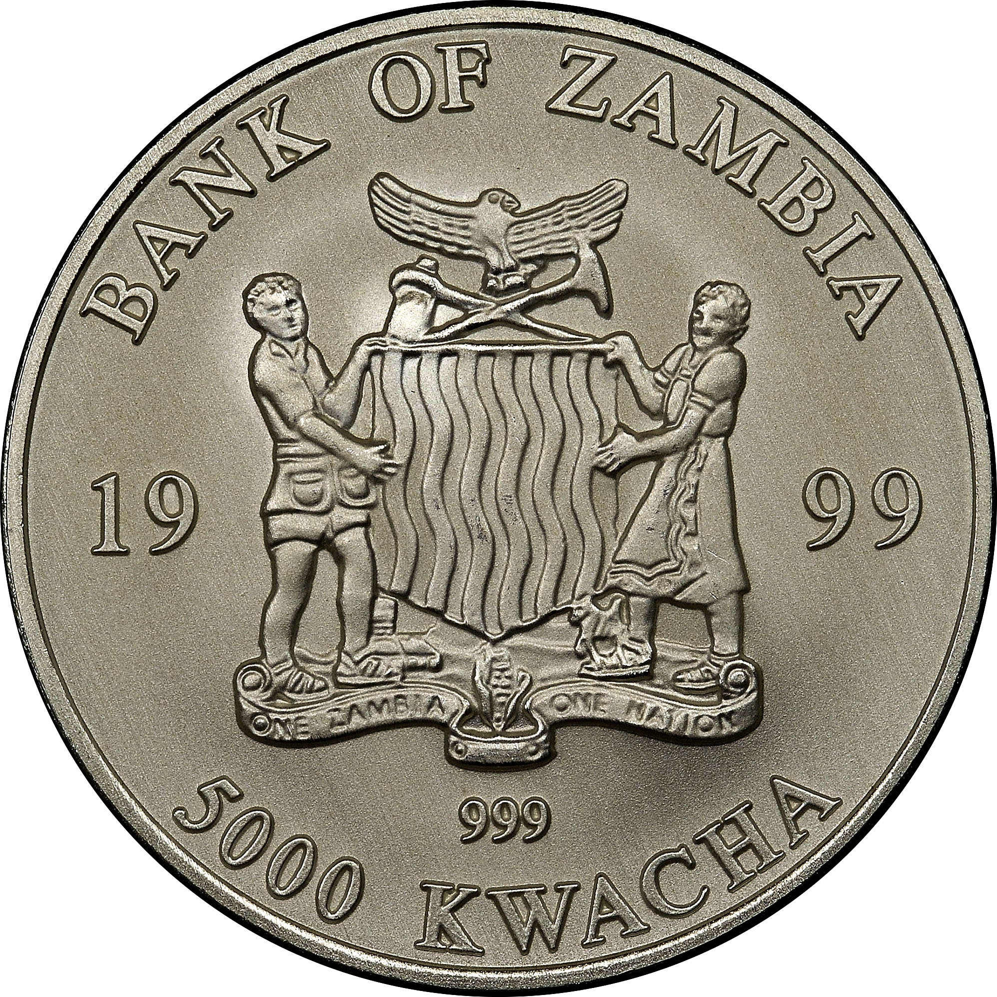 Zambia 5000 Kwacha KM 73 Prices & Values | NGC