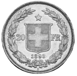 Switzerland 20 Francs KM 31.3 Prices & Values | NGC