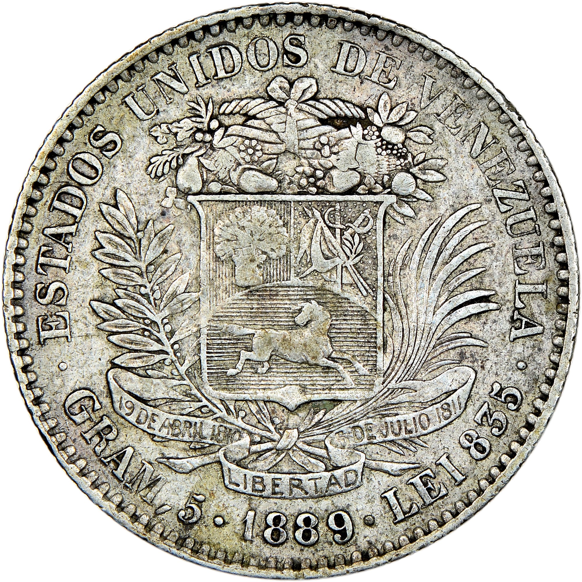 Venezuela Bolivar Y 22 Prices & Values | NGC