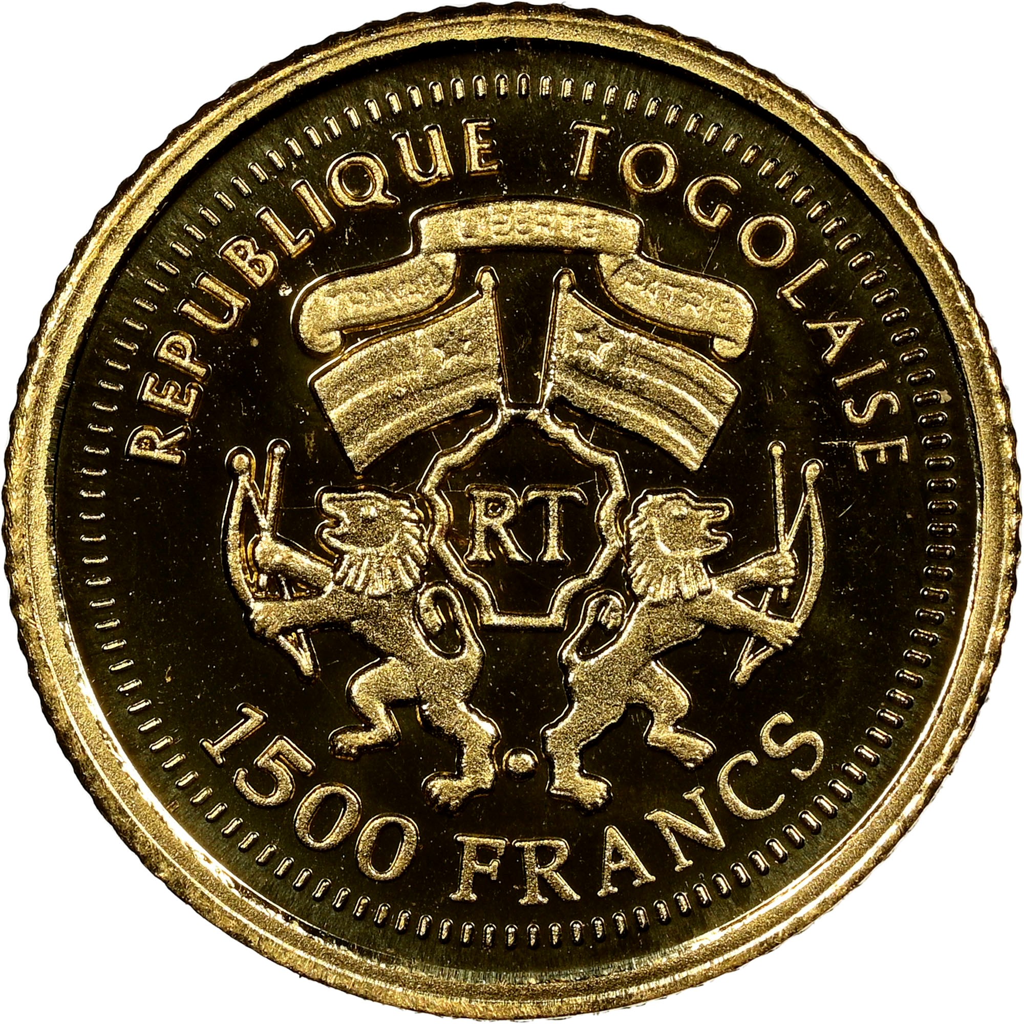 Togo 1500 Francs KM 93 Prices & Values | NGC