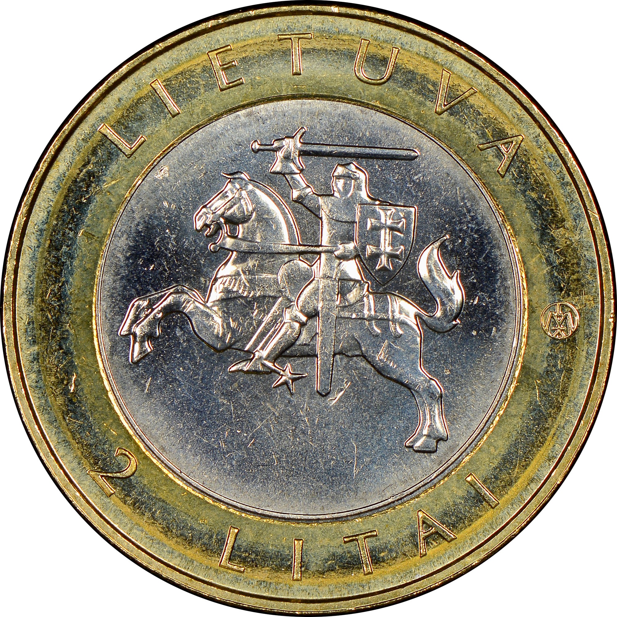 Lithuania 2 Litai KM 187 Prices & Values | NGC