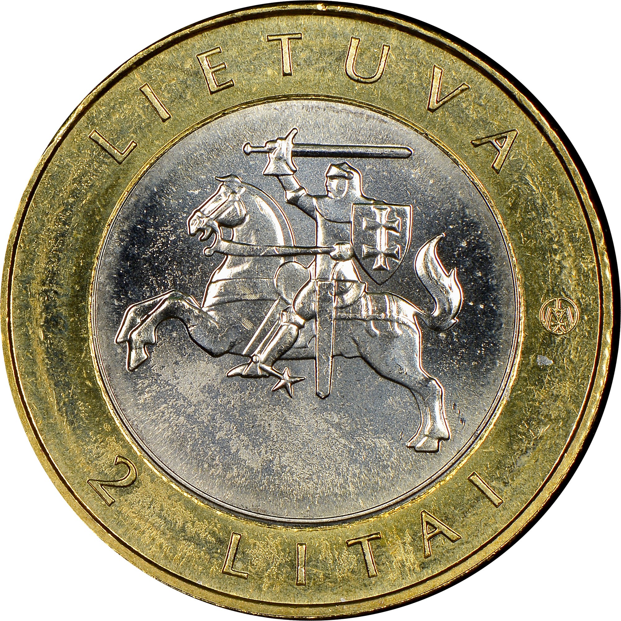 Lithuania 2 Litai KM 190 Prices & Values | NGC