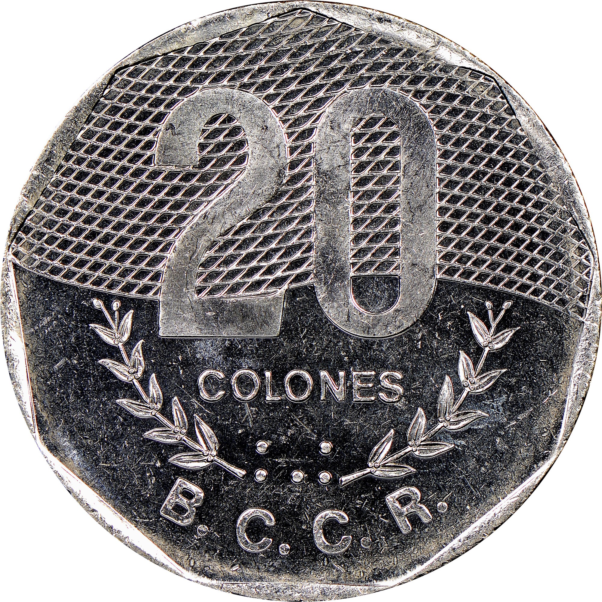 Costa Rica 20 Colones KM 216.1 Prices & Values | NGC