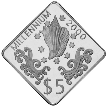 Tuvalu 5 Dollars KM 36 Prices & Values | NGC