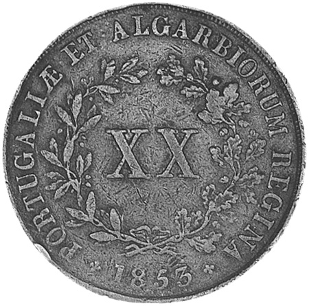 Portugal 20 Reis KM 482 Prices & Values | NGC