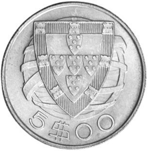 Portugal 5 Escudos KM 581 Prices & Values | NGC