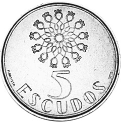 Portugal 5 Escudos KM 632 Prices & Values | NGC