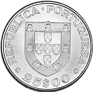 Portugal 25 Escudos KM 608 Prices & Values | NGC