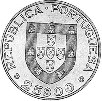 Portugal 25 Escudos KM 619 Prices & Values | NGC