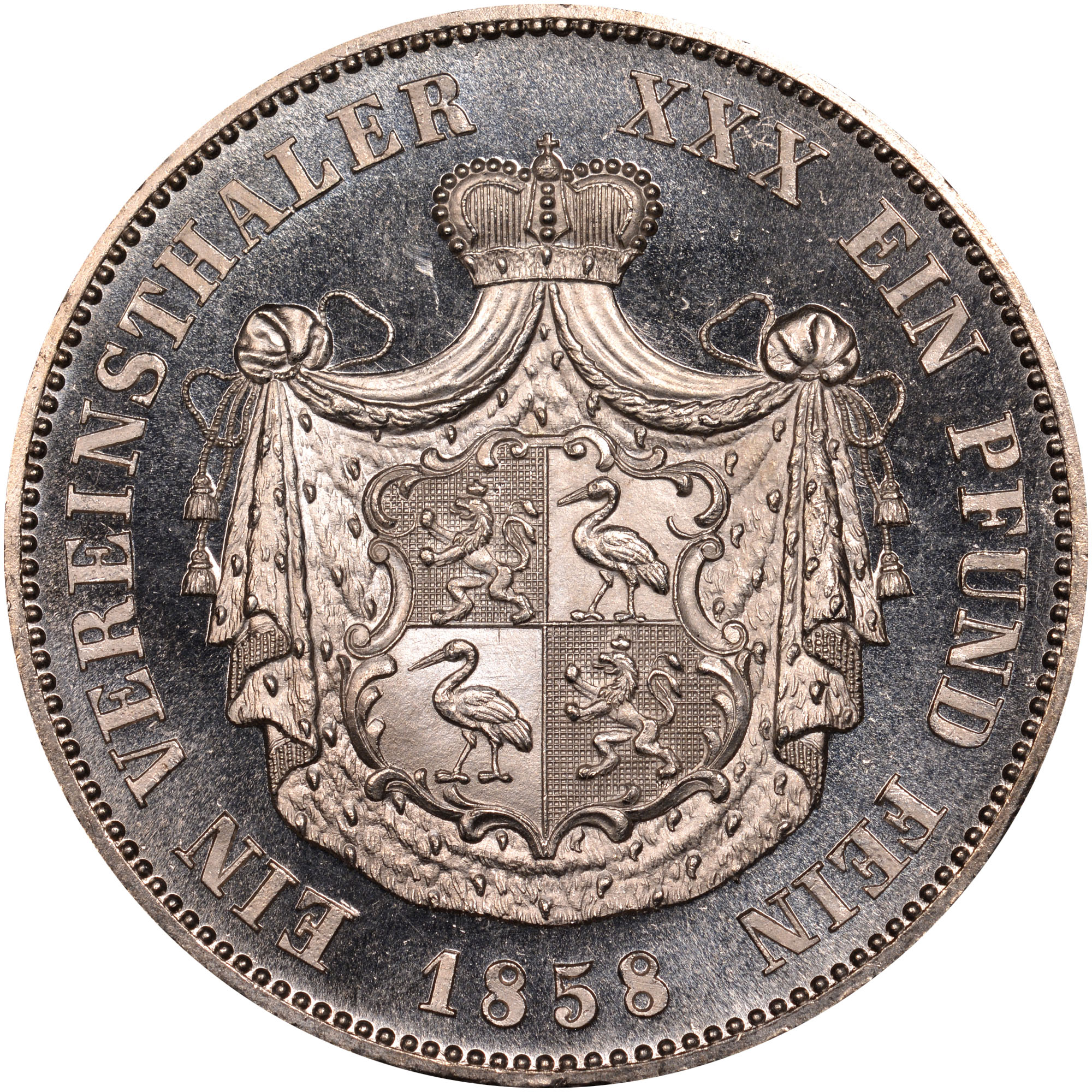 German States REUSS-OBERGREIZ Thaler KM 110 Prices & Values | NGC