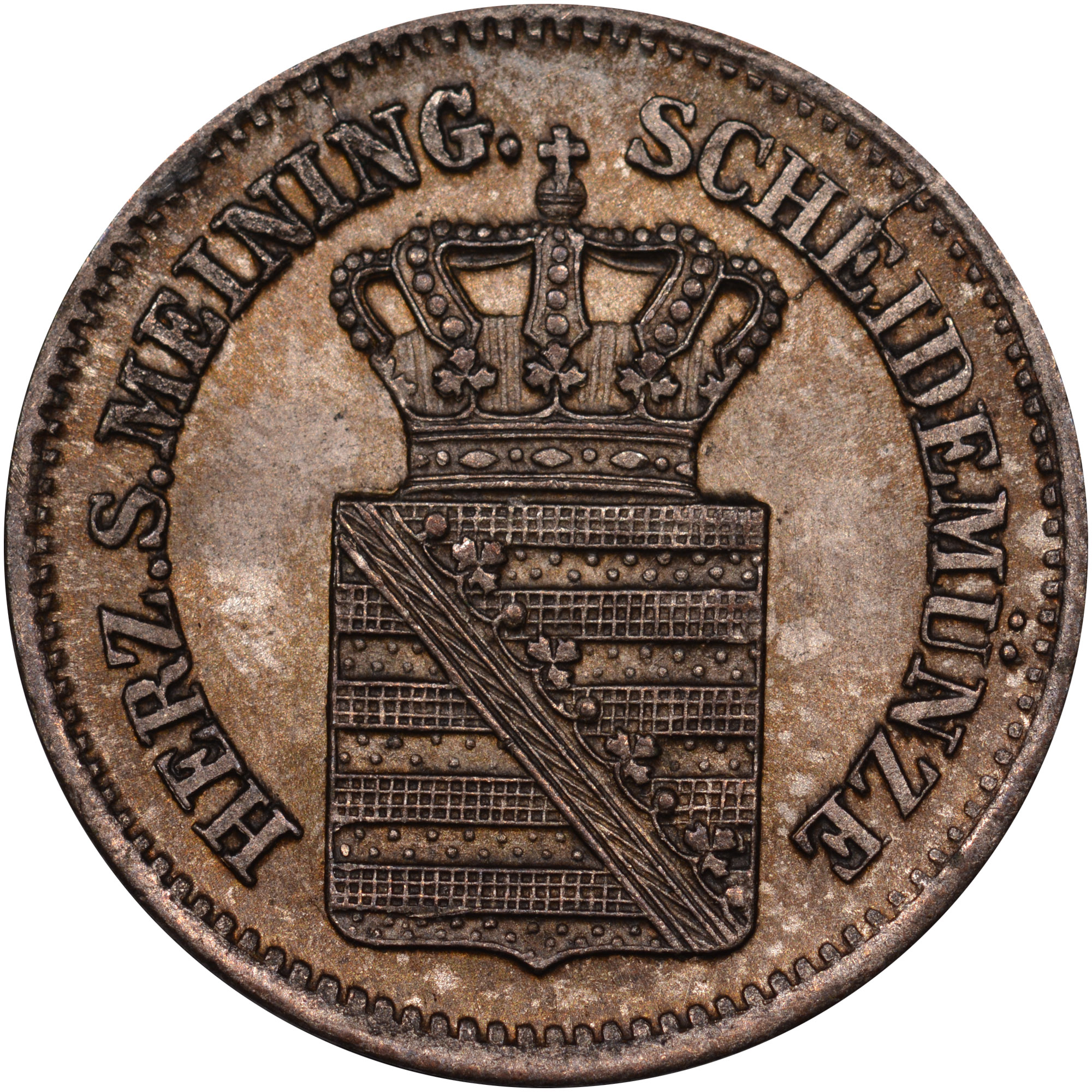 German States SAXE-MEININGEN Kreuzer KM 172 Prices & Values | NGC