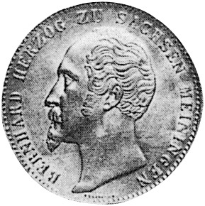 German States SAXE-MEININGEN 1/2 Gulden KM 164 Prices & Values | NGC