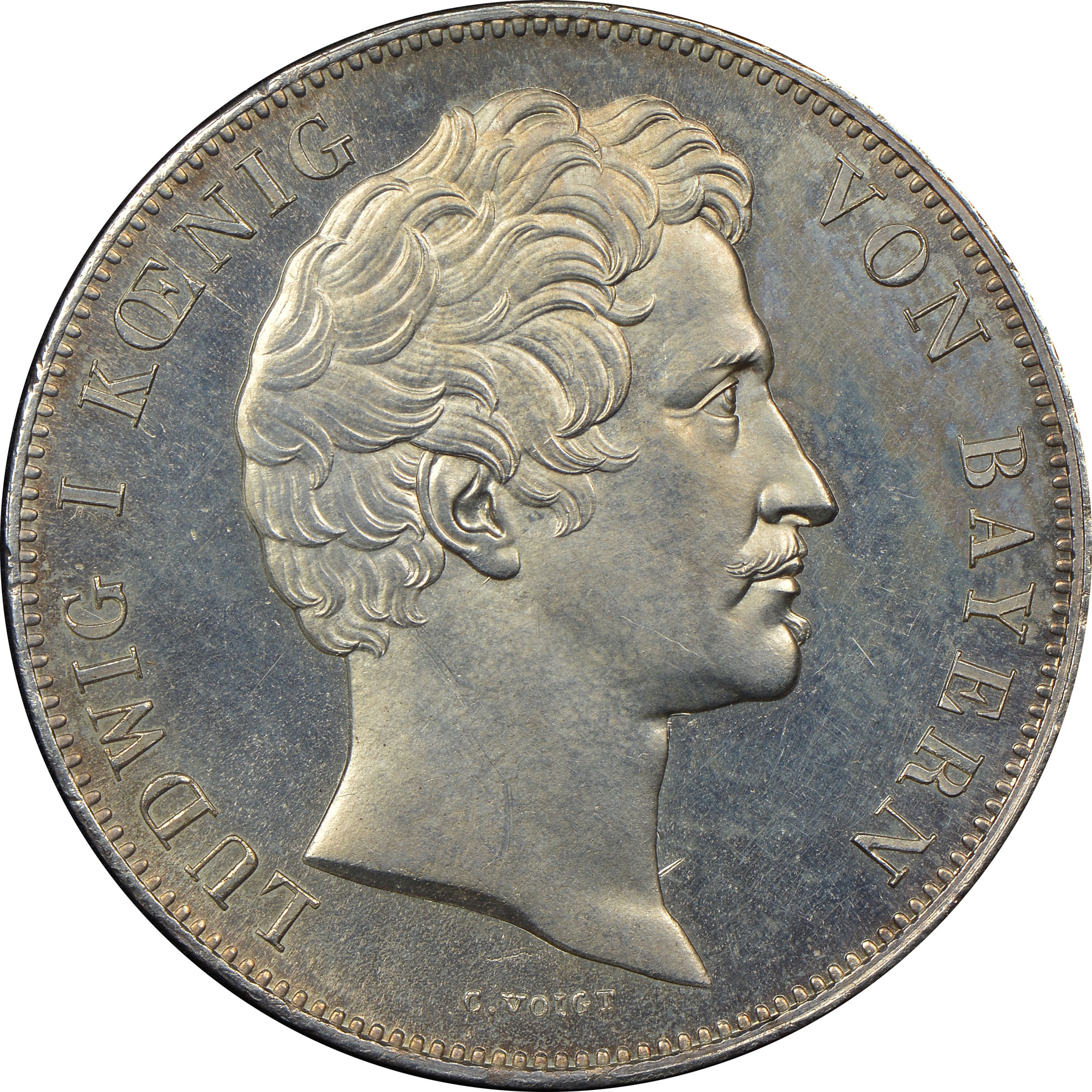 German States BAVARIA 2 Thaler KM 810 Prices & Values | NGC