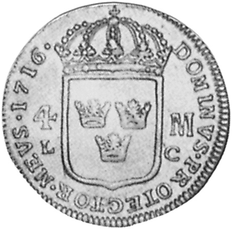 Sweden 4 Mark KM 337 Prices & Values | NGC