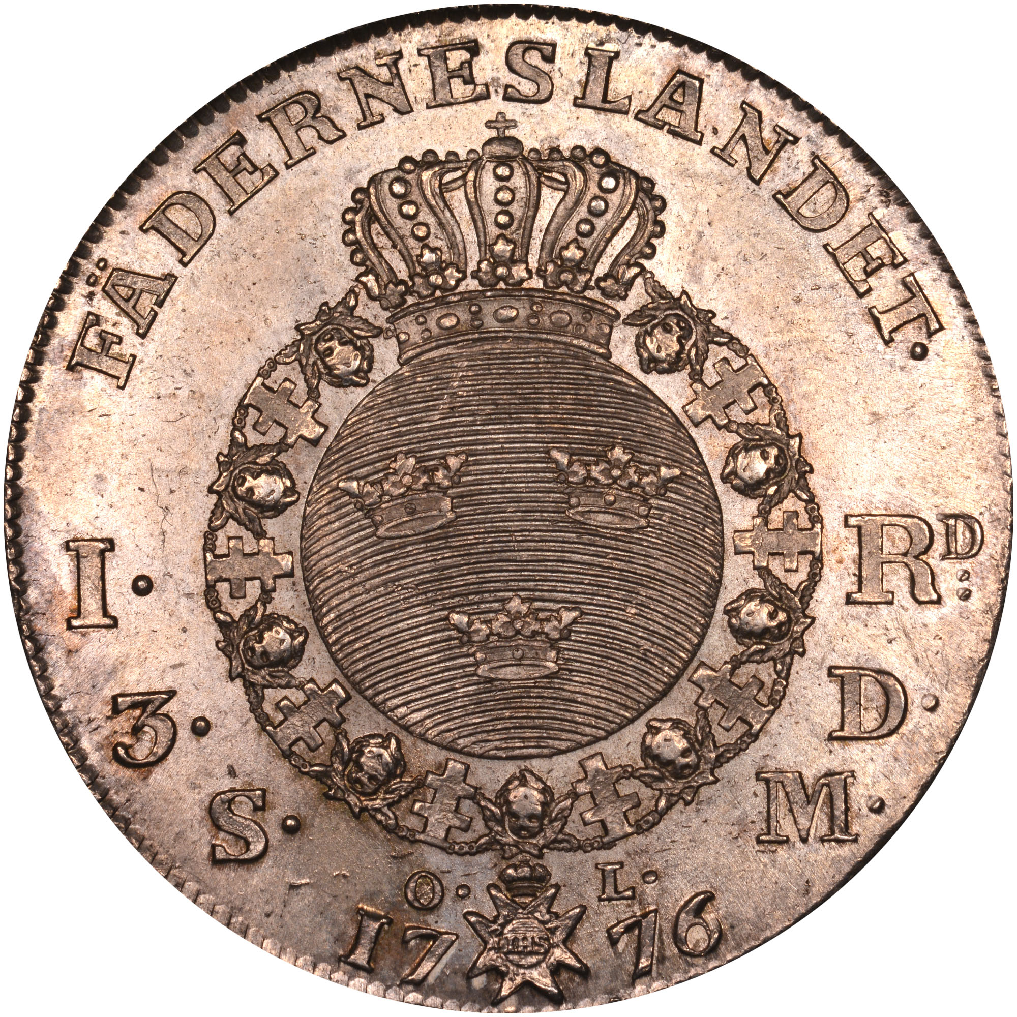 1775-1777 Sweden Riksdaler KM 514 Prices & Values | NGC