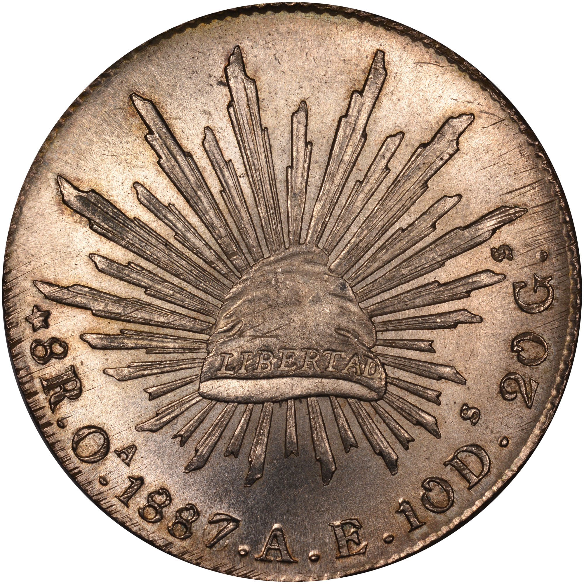 Mexico FIRST REPUBLIC 8 Reales KM 377.11 Prices & Values | NGC