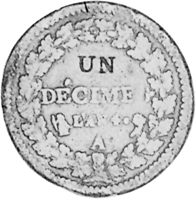 France Decime KM 637.1 Prices & Values | NGC