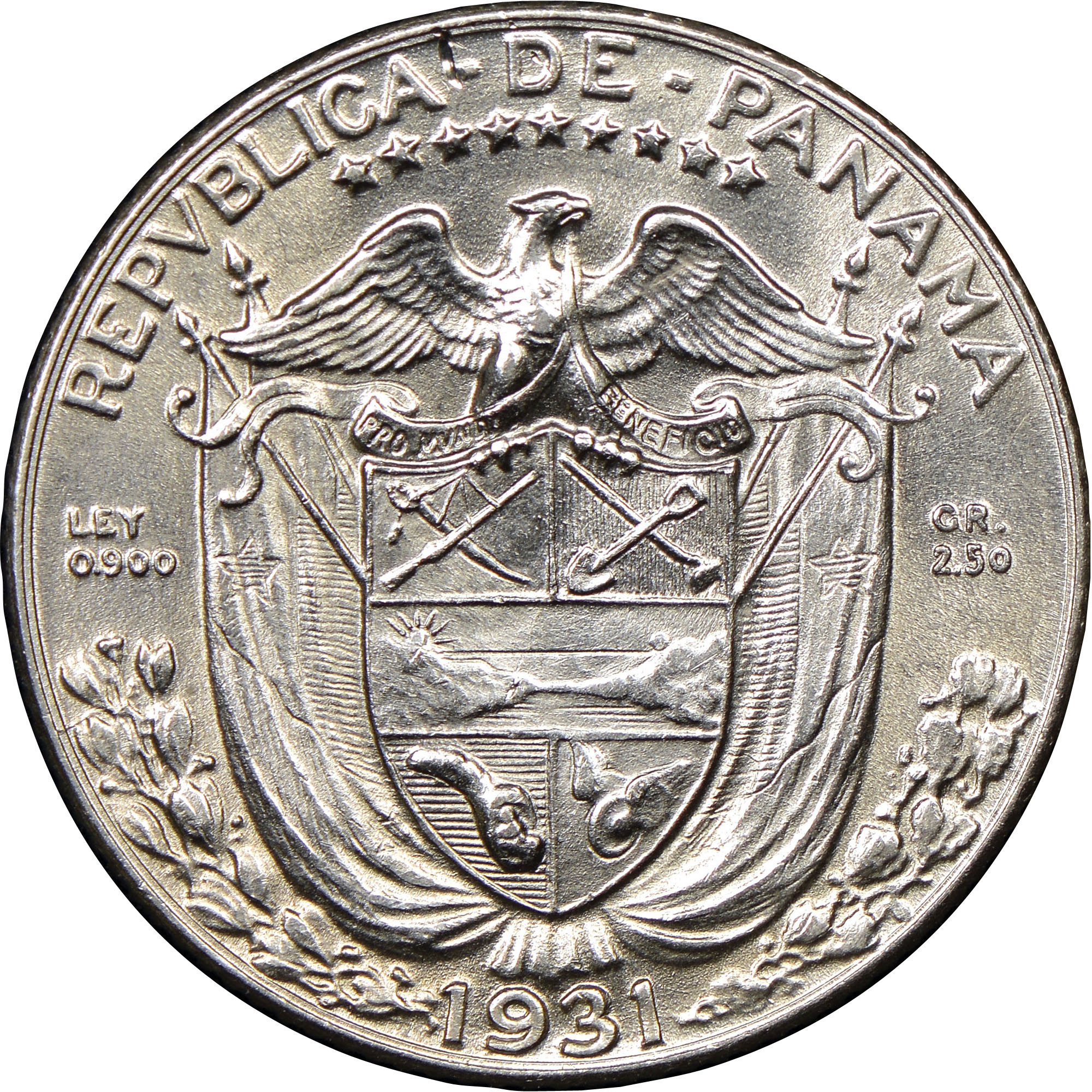 Panama 1/10 Balboa KM 10.1 Prices & Values | NGC