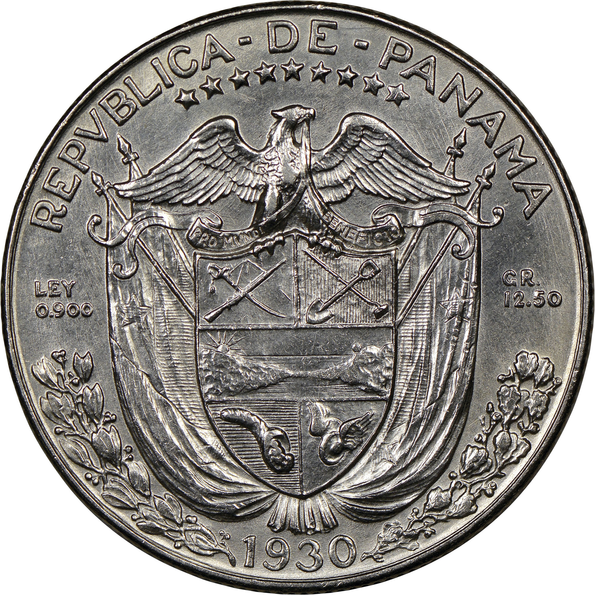 Panama 1/2 Balboa KM 12.1 Prices & Values | NGC