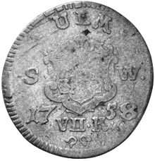 German States ULM 7 Kreuzer-5 Kreuzer KM 122 Prices & Values | NGC