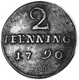 German States MUNSTER 2 Pfenning KM 451 Prices & Values | NGC