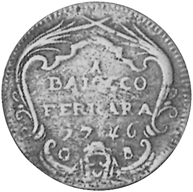 Italian States PAPAL STATES-FERRARA Baiocco KM 142 Prices & Values | N