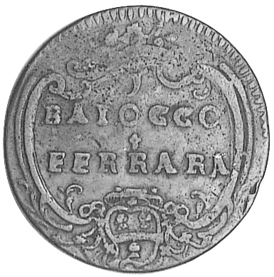 Italian States PAPAL STATES-FERRARA Baiocco KM 144 Prices & Values | N