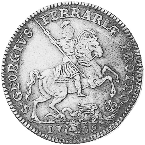 Italian States PAPAL STATES-FERRARA 1/2 Piastra KM 103 Prices & Values