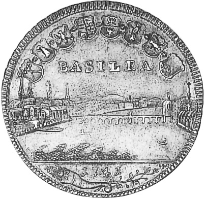 Swiss Cantons BASEL 1/2 Thaler KM 145 Prices & Values | NGC