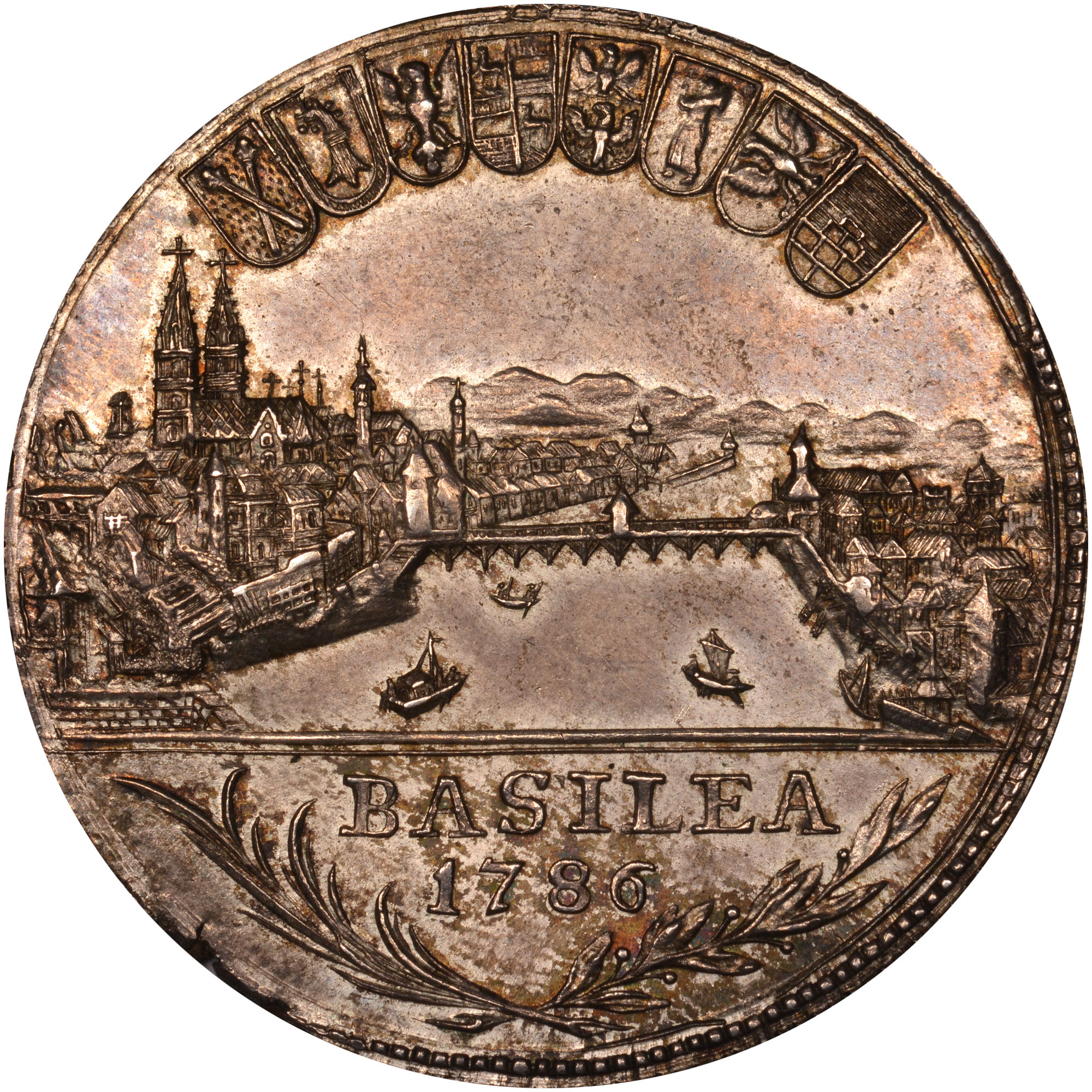 Swiss Cantons BASEL 1/2 Thaler KM 178 Prices & Values | NGC