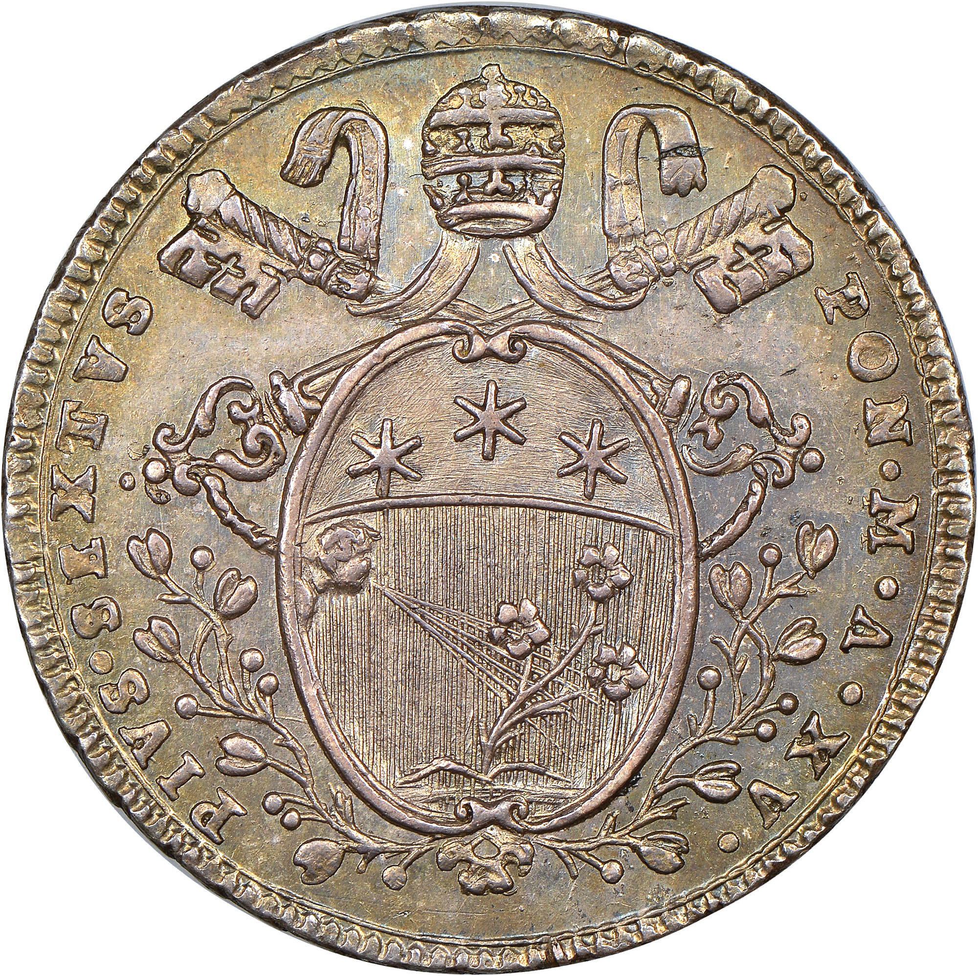 Italian States PAPAL STATES Testone KM 1048 Prices & Values | NGC