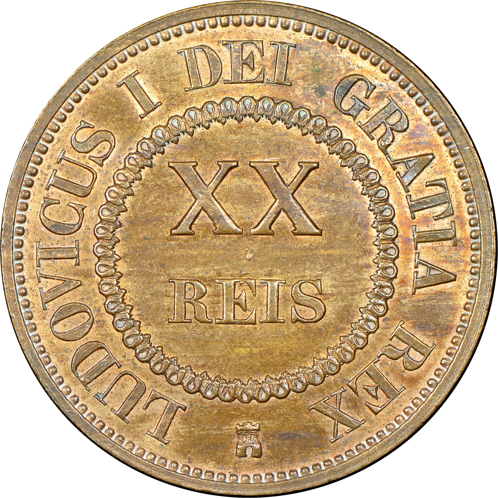 Portugal 20 Reis KM Pn135 Prices & Values | NGC